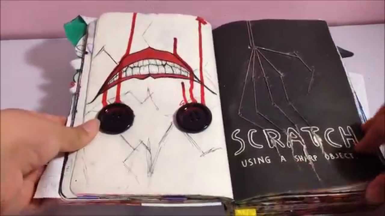Wreck This Journal Scratch Using A Sharp Object