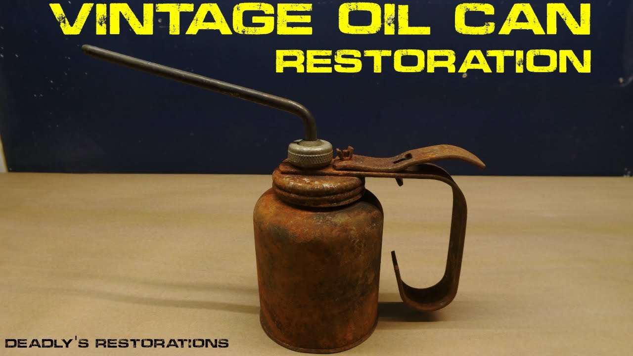 Made in USA! Forgotten "Eagle" brand Oil Can Restoration ASMR - YouTube