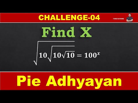 Nice Square Root Exponent Math Simplification |Findthe Value of X - YouTube