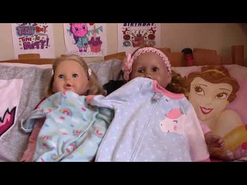 Night routine with two reborn toddlers
