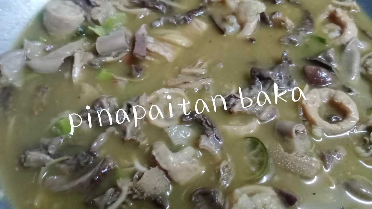 pinapaitan baka(weekends pulutan|ulam - YouTube