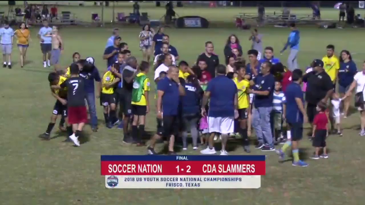 U13 Boys National Championship : Soccer Nation Academy vs. CDA Slammers ...