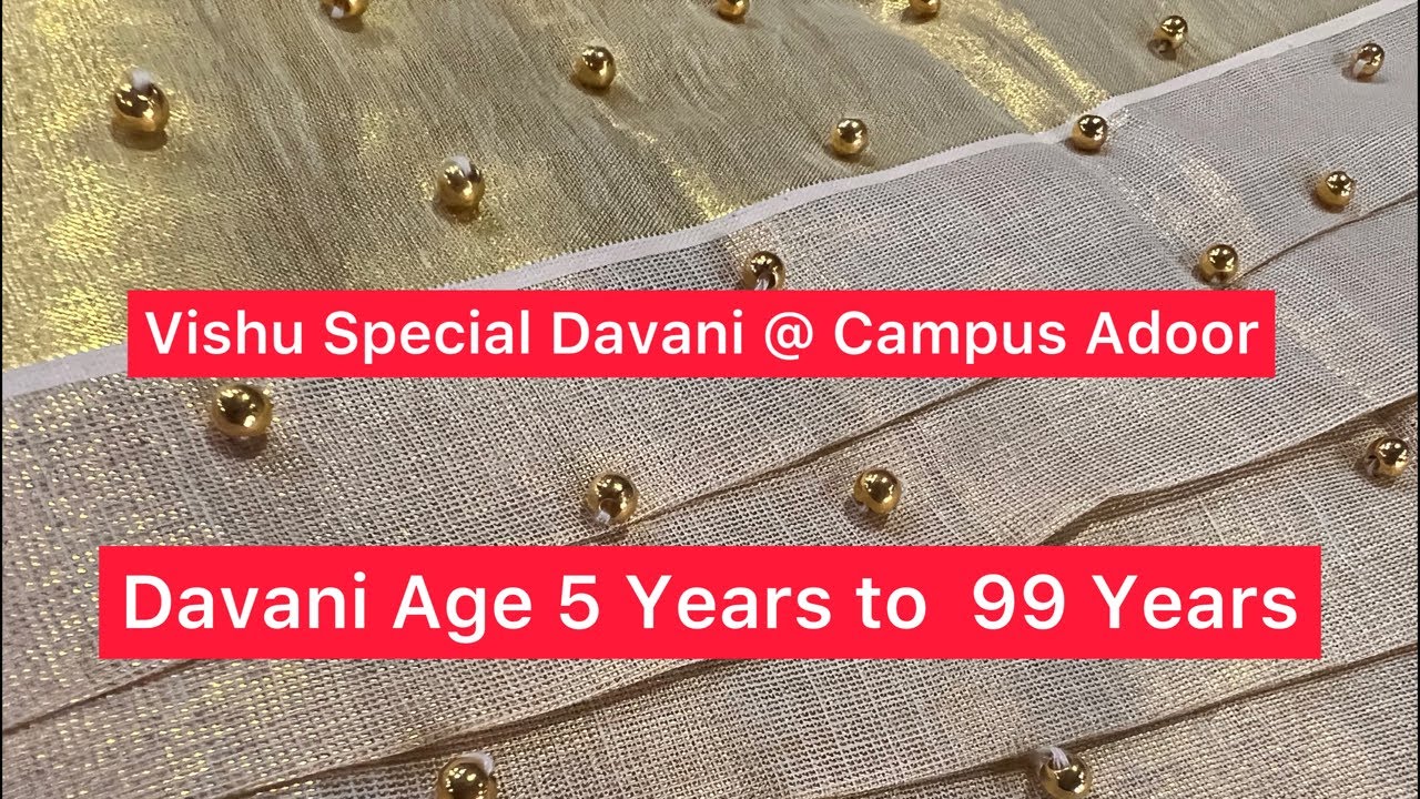 Vishu Davani Set Age 5 To 99 - YouTube
