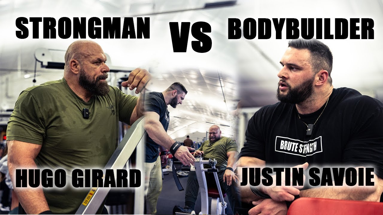 Strong Man vs Bodybuilder | Back workout ft Hugo Girard - YouTube