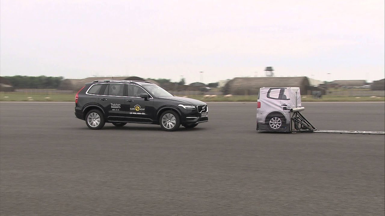 Volvo XC90 - AEB 'Inter Urban' Testing 70kmh - YouTube