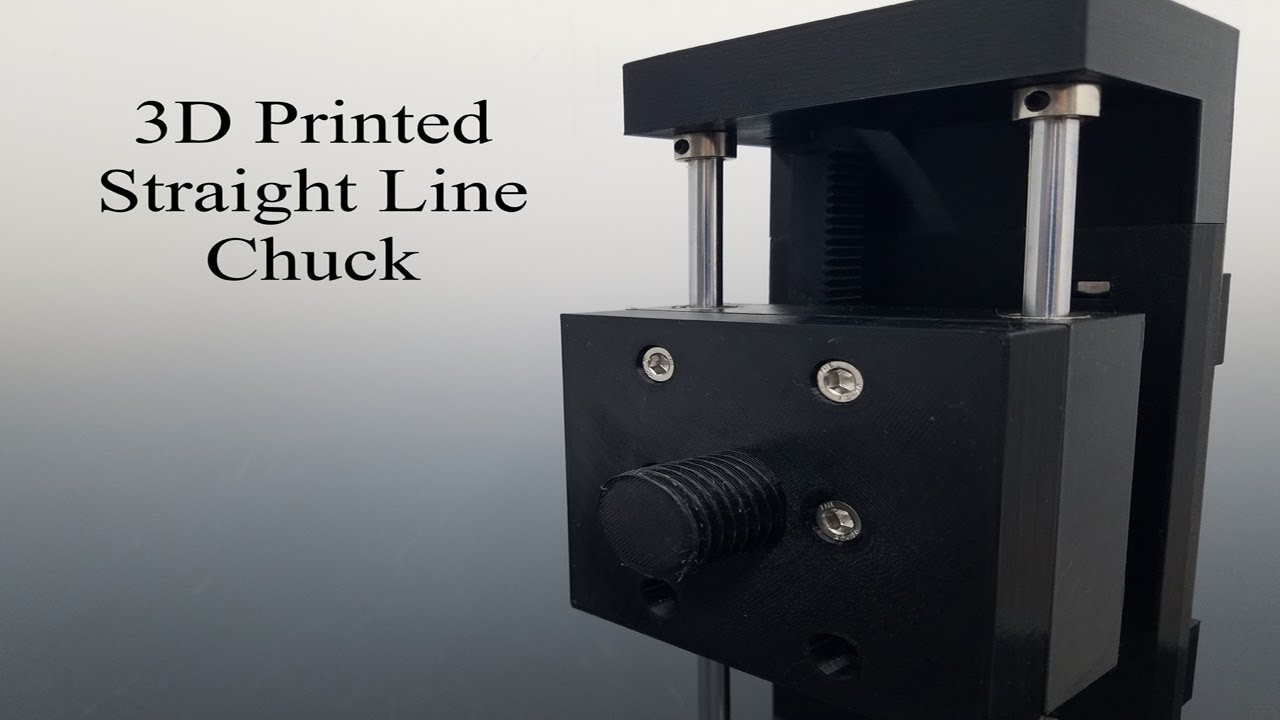 3D Printed Straight Line Chuck - YouTube