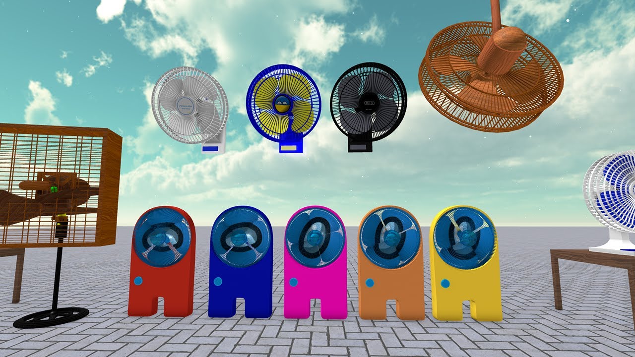 Various Fans : Among us Fans with Wall Fan (Kipas Angin, Pankha) - YouTube