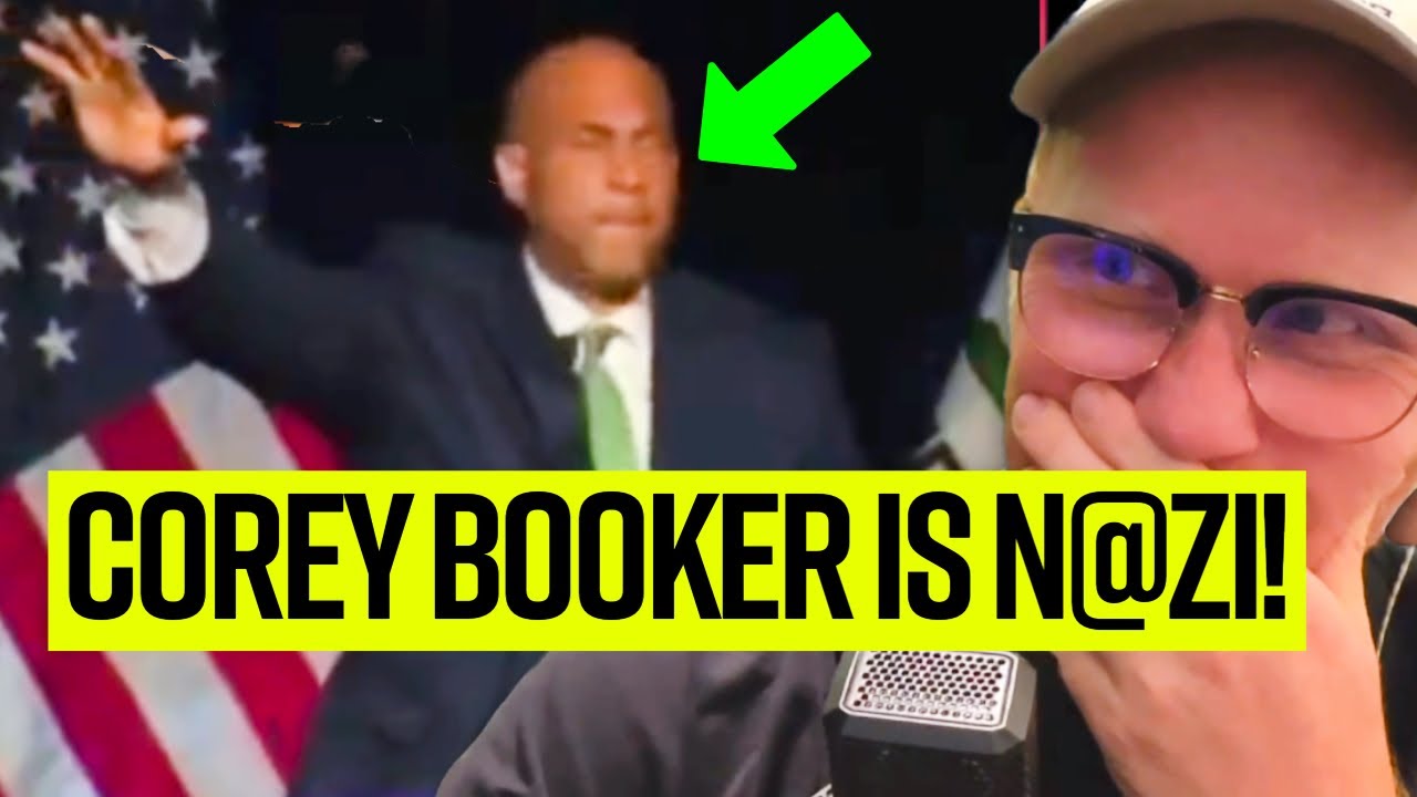 Cory Booker Does Roman Salute 🤔 Media Silent While Elon Gets Canceled ...