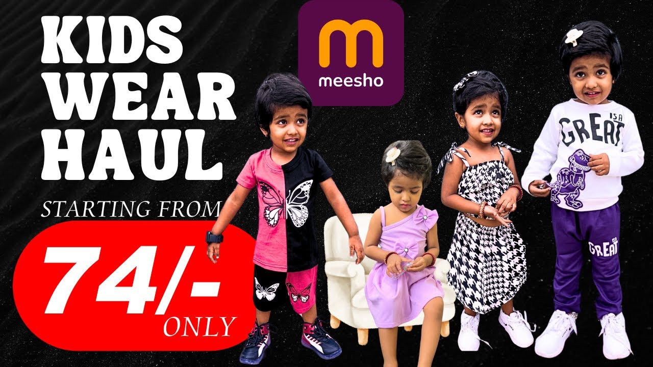 good quality👌 || meesho kids wear haul || experience with meesho - YouTube