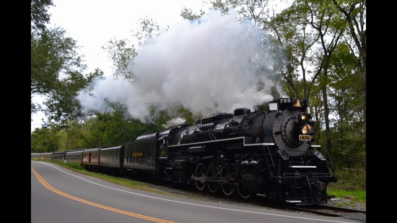 Steam in the valley 2018 with NKP 765! - YouTube