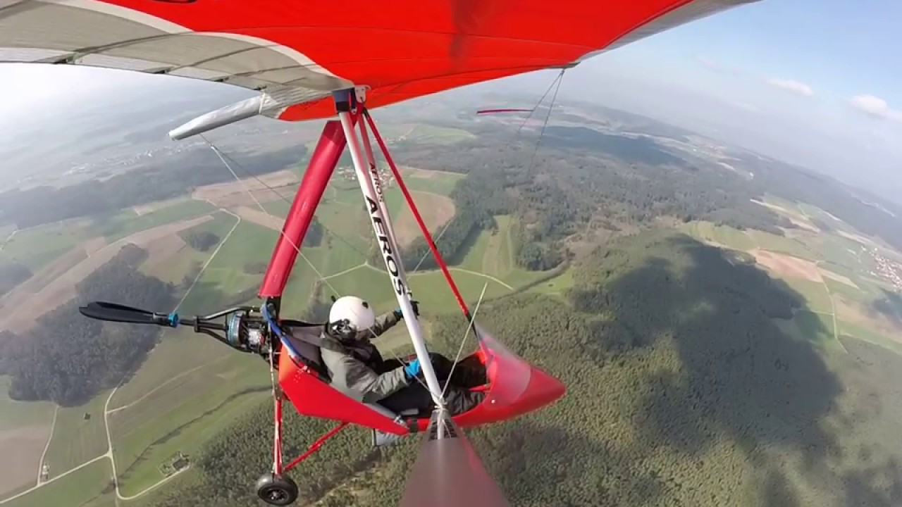 Aeros ANT Electric Trike Thermikflug Thermal Flying - YouTube
