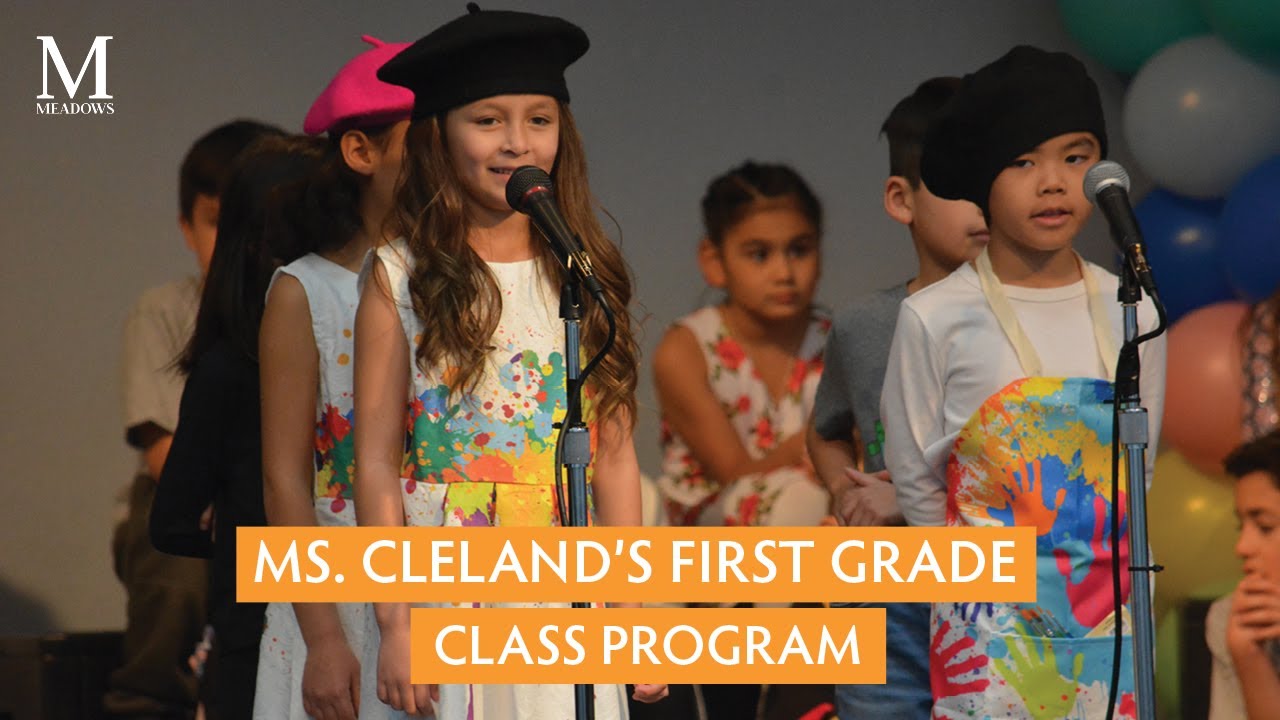 Ms. Cleland’s 1st Grade Program | January 2023 | The Meadows School - YouTube