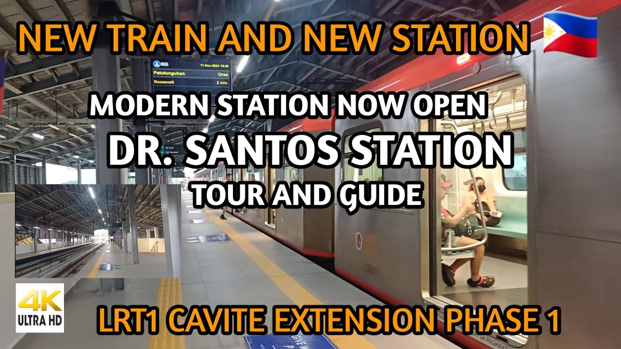 DR. SANTOS (SUCAT) STATION NOW OPEN TO THE PUBLIC LRT1 CAVITE EXTENSION ...
