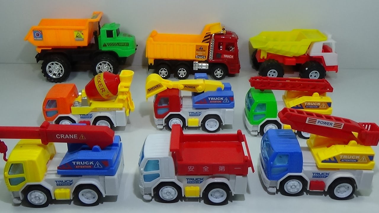Learning trucks for children | video for kids - Kids studio6 - YouTube
