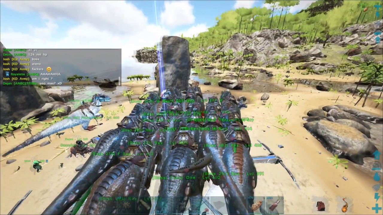 ARK Survival Evolved - BroodMother Boss Fight - YouTube