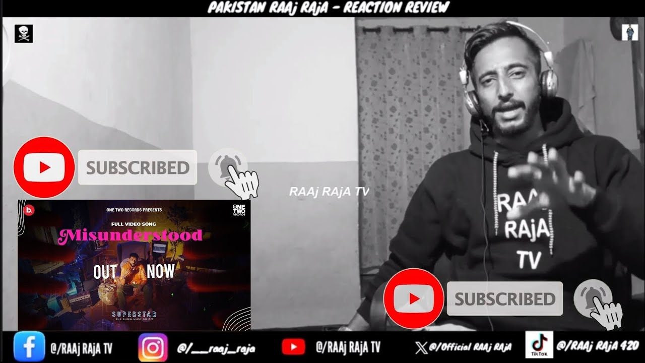 Misunderstood Bilal Saeed Reaction SUPERSTAR ALBUM RAAj RAjA - YouTube