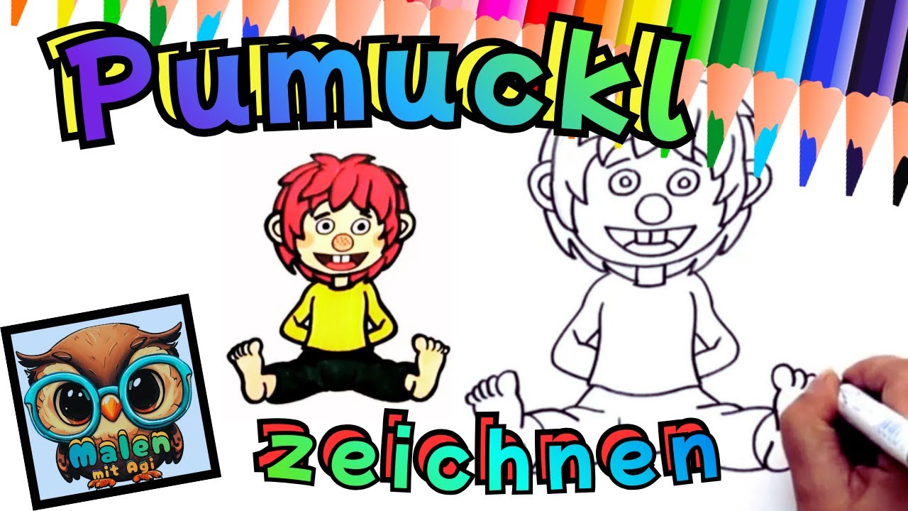 Wie malt man Pumuckl ️ einfach zeichnen für Kinder - YouTube