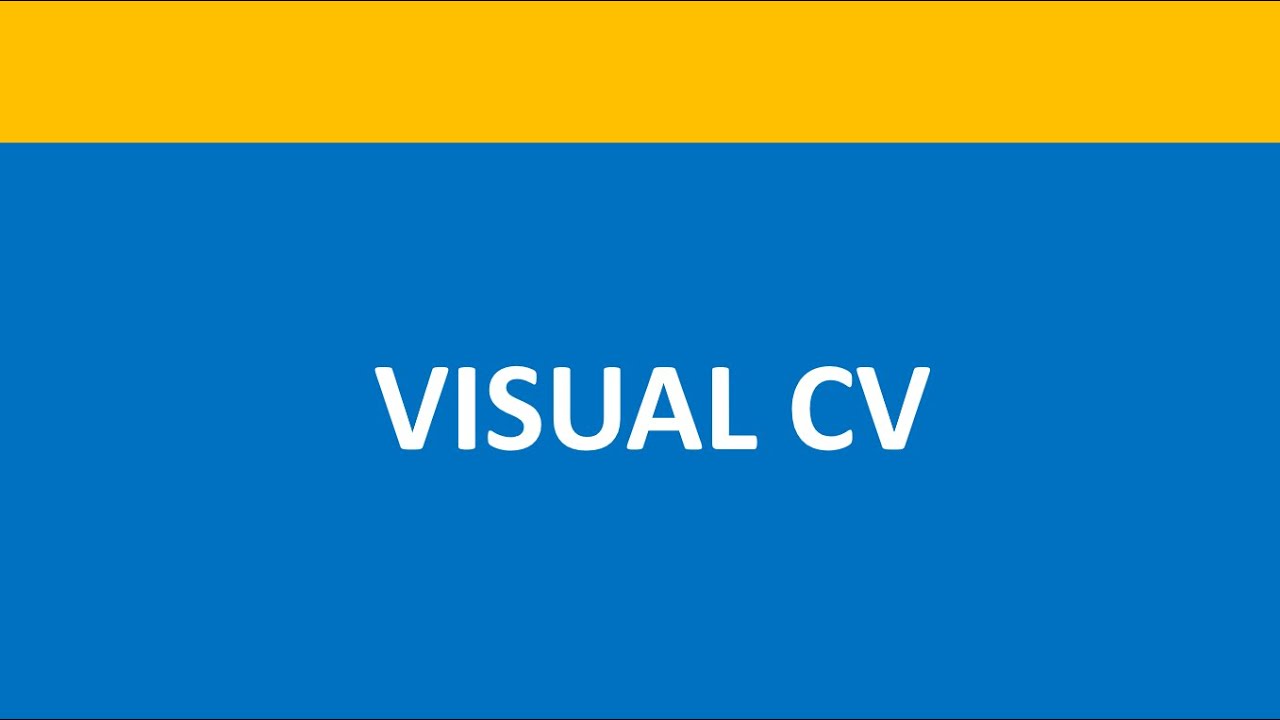 What Is VISUAL CV / Resume ? Resume / CV Tips And Tricks | Prosumely ...