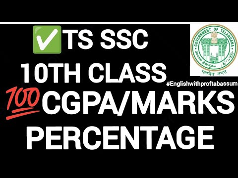 TS SSC 👉💯CGPA/MARKS/PERCENTAGE CALCULATE GRADING SYSTEM DETAILS - YouTube