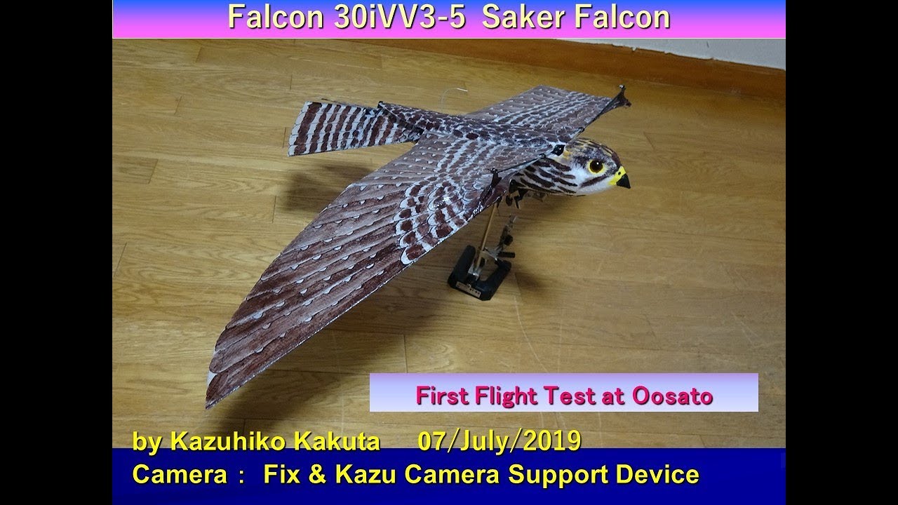Falcon30iVV3-5 Saker Falcon : First Flight Test at Oosato - YouTube