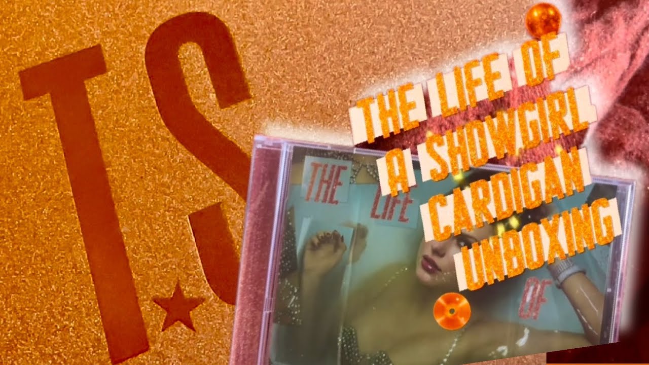 Taylor Swift The Life Of A Showgirl Official Orange Cardigan Bundle ...