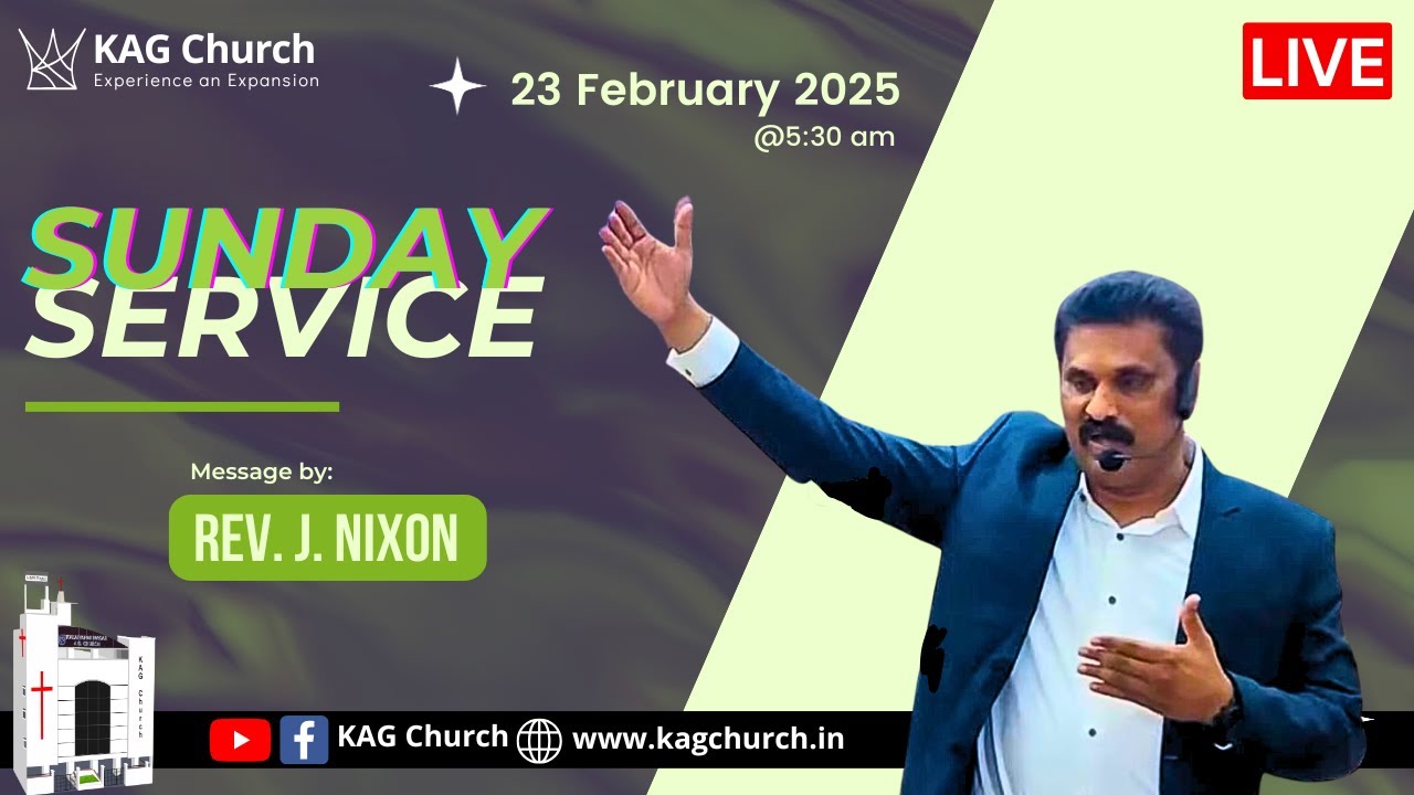 ஜீவனுள்ள கற்களைப்போல கட்டப்பட்டுவருகிறீர்கள் | Sunday Service | 23 Feb ...