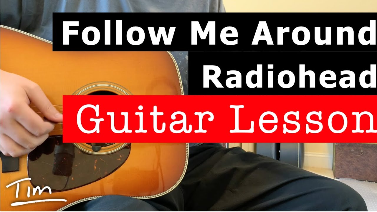 Radiohead Follow Me Around Guitar Lesson, Chords, and Tutorial - YouTube