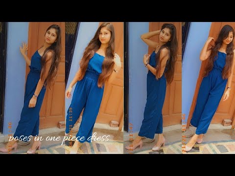 how to poses in one piece dress | poses ideas in jump suit # ...