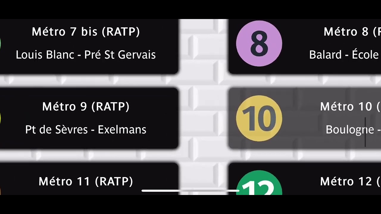 Paris métro driver avec MF67 & MP88 - YouTube