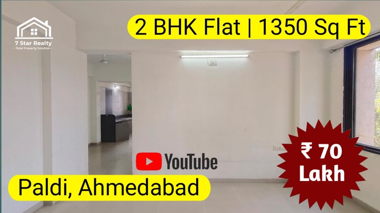 2 BHK Flat in Paldi Area, Ahmedabad | Only 70 Lakh | Ready to Move ...