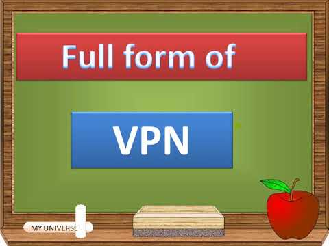 Full form of VPN - YouTube