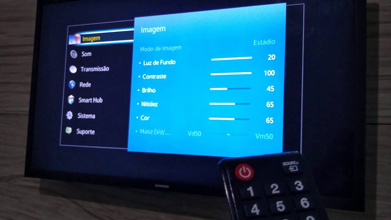 Como programar e sintonizar os canais da TV Samsung - YouTube
