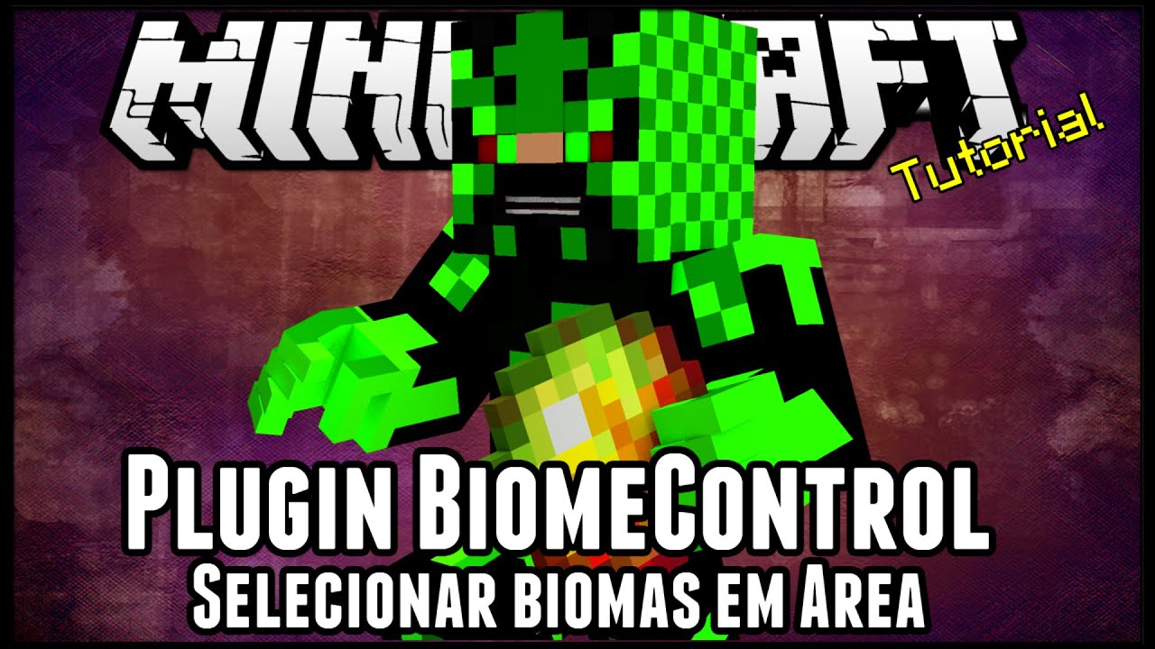 [Tutorial]BiomeControl - Selecionar biomas em Área Minecraft - YouTube
