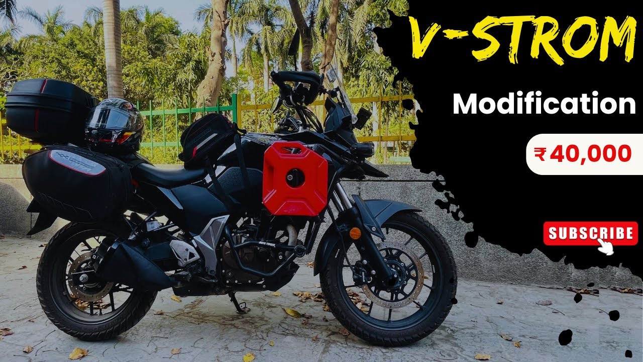 Suzuki V strom 250 modification worth Rs 40k | V strom 250 review | V ...
