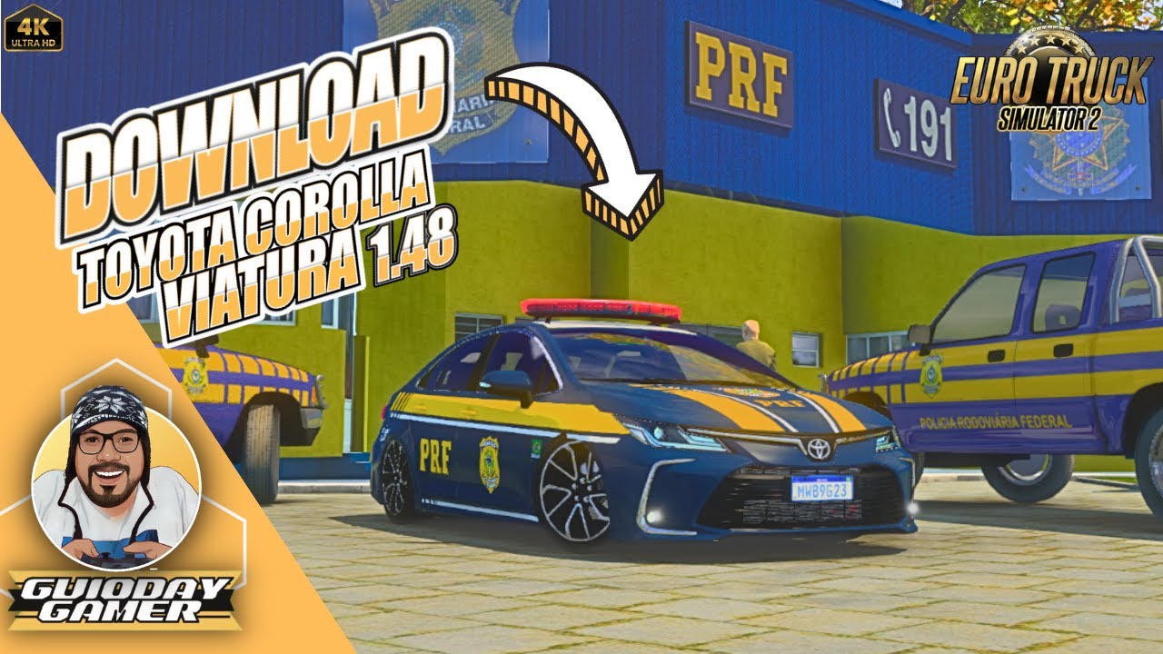 🟢[DOWNLOAD] TOYOTA COROLLA DA PRF do EURO TRUCK SIMULATOR 2 1.48 [2023] [MOD FREE] - YouTube