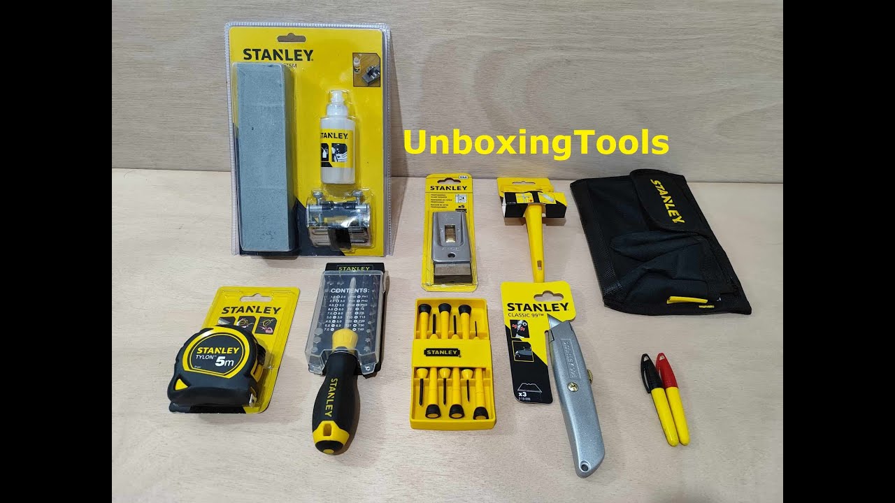 STANLEY Hand Tools Set - Εργαλεία Χειρός Σέτ - YouTube