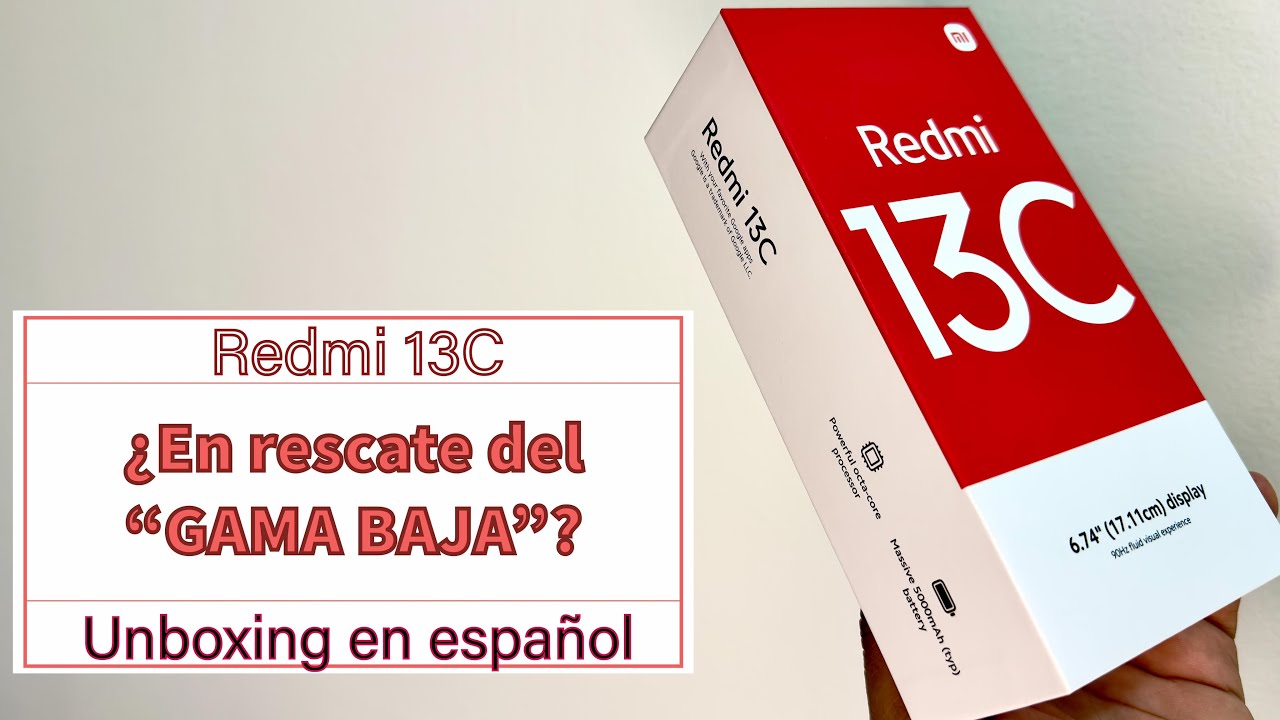 Redmi 13C Unboxing en español // un móvil que promete. - YouTube