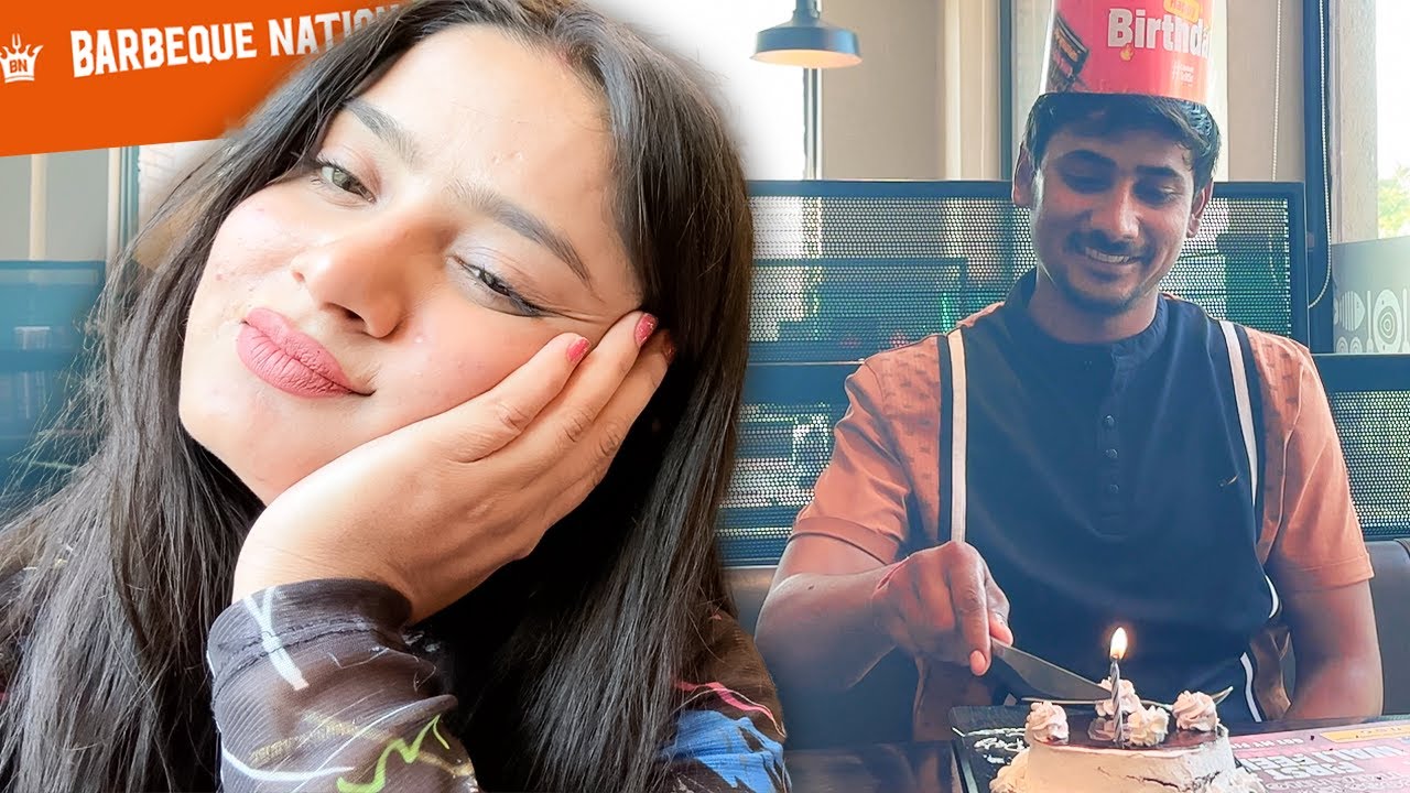 Dost Ka Birthday Celebration in Karnal BBQ Nation - YouTube