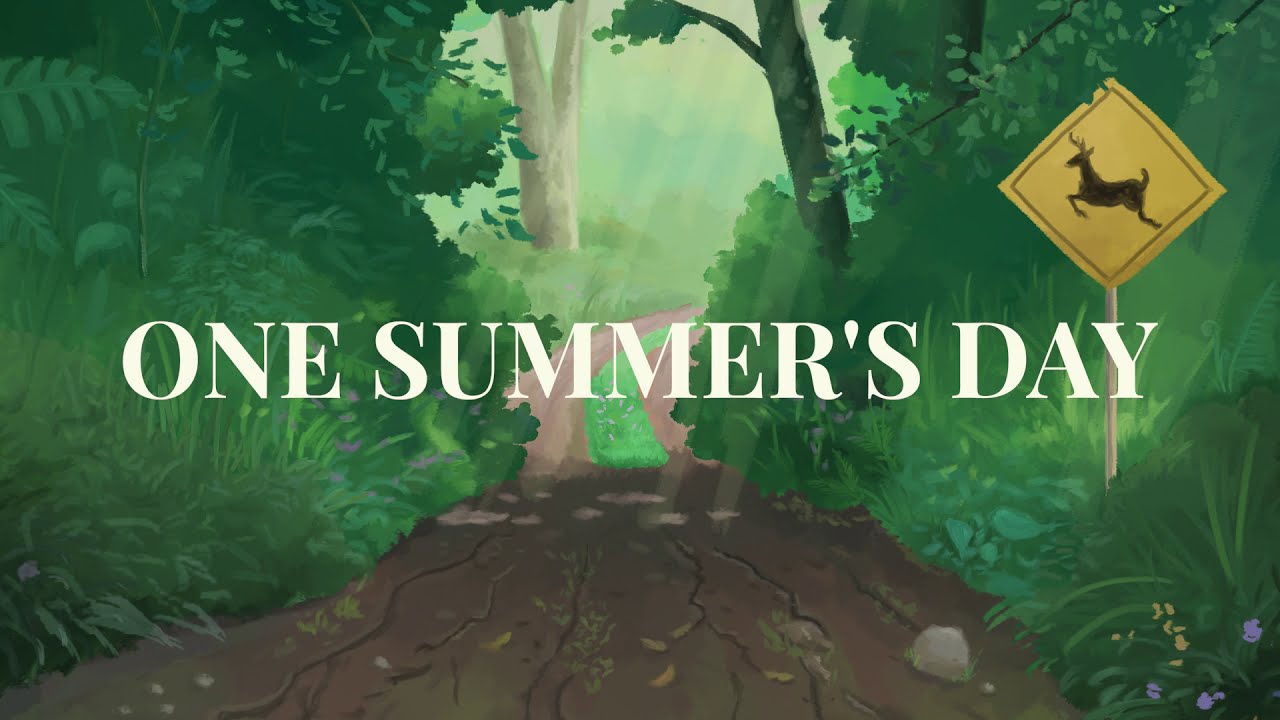 Deer Crossing Rough 2D Animation on twos - YouTube