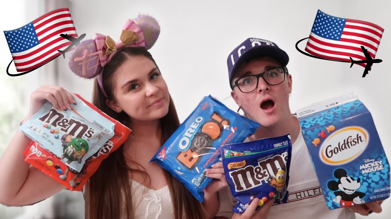 Couple's SHOPPING Challenge At WALMART + GIFT Swap *Shopping in AMERICA ...