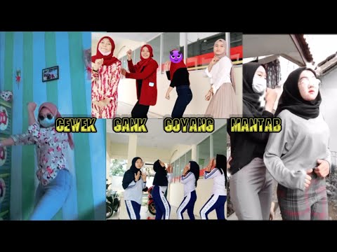 CEWEK SMA HIJAB GOYANG ,BIKIN MERINDING SMA GANK