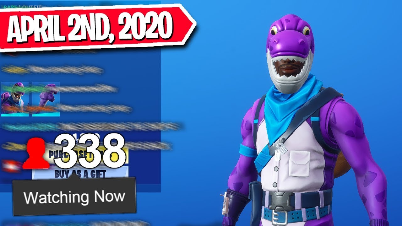 DINO SKINS ARE BACK! - Viewers React To Fortnite Item Shop [April 2nd ...
