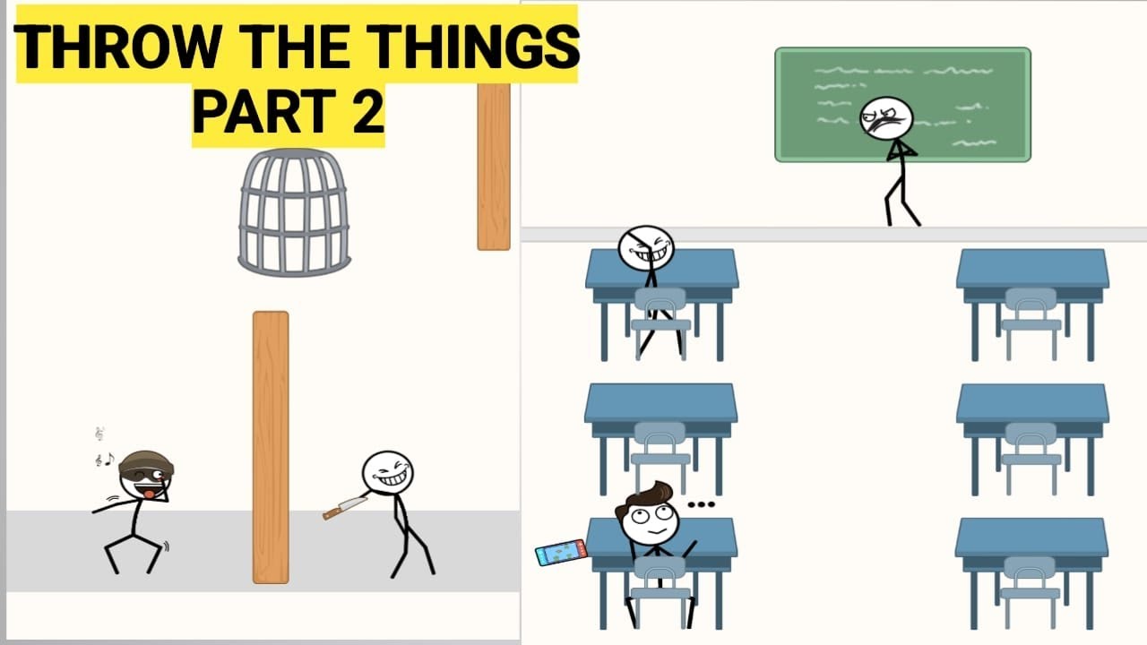 THROW THINGS ll funny game ll part 2 - YouTube