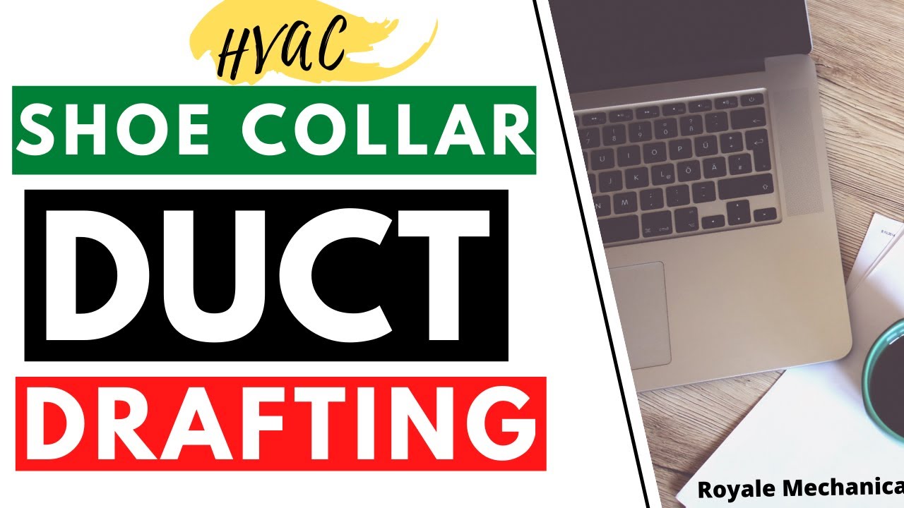 How to Draw Shoe duct / Collar in HVAC Drafting | 2 Easy Methods ...
