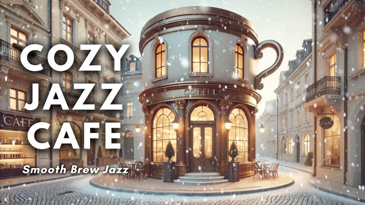 Winter Jazz Music Ambience ️ Cozy Cafe Background Jazz Music For ...