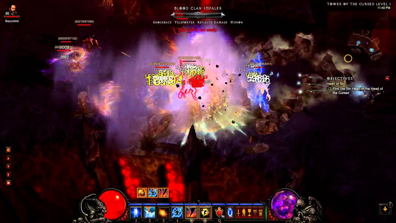 Diablo 3 - The 1.0.4 Wizard, Maximized DPS Shocknadoshards Build (MF ...