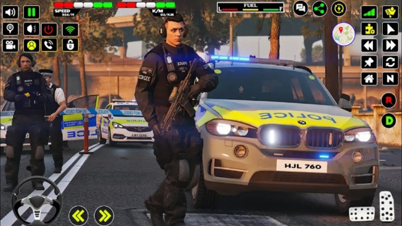 Police Car Escape Chase Game Android Gameplay,, - YouTube