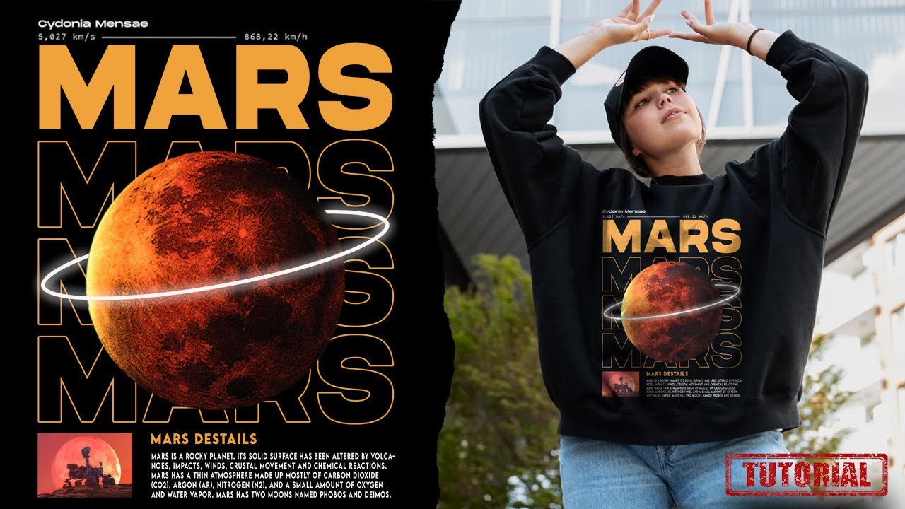 Red Planet Threads - Photoshop Tutorial for Mars-Inspired Streetwear T ...