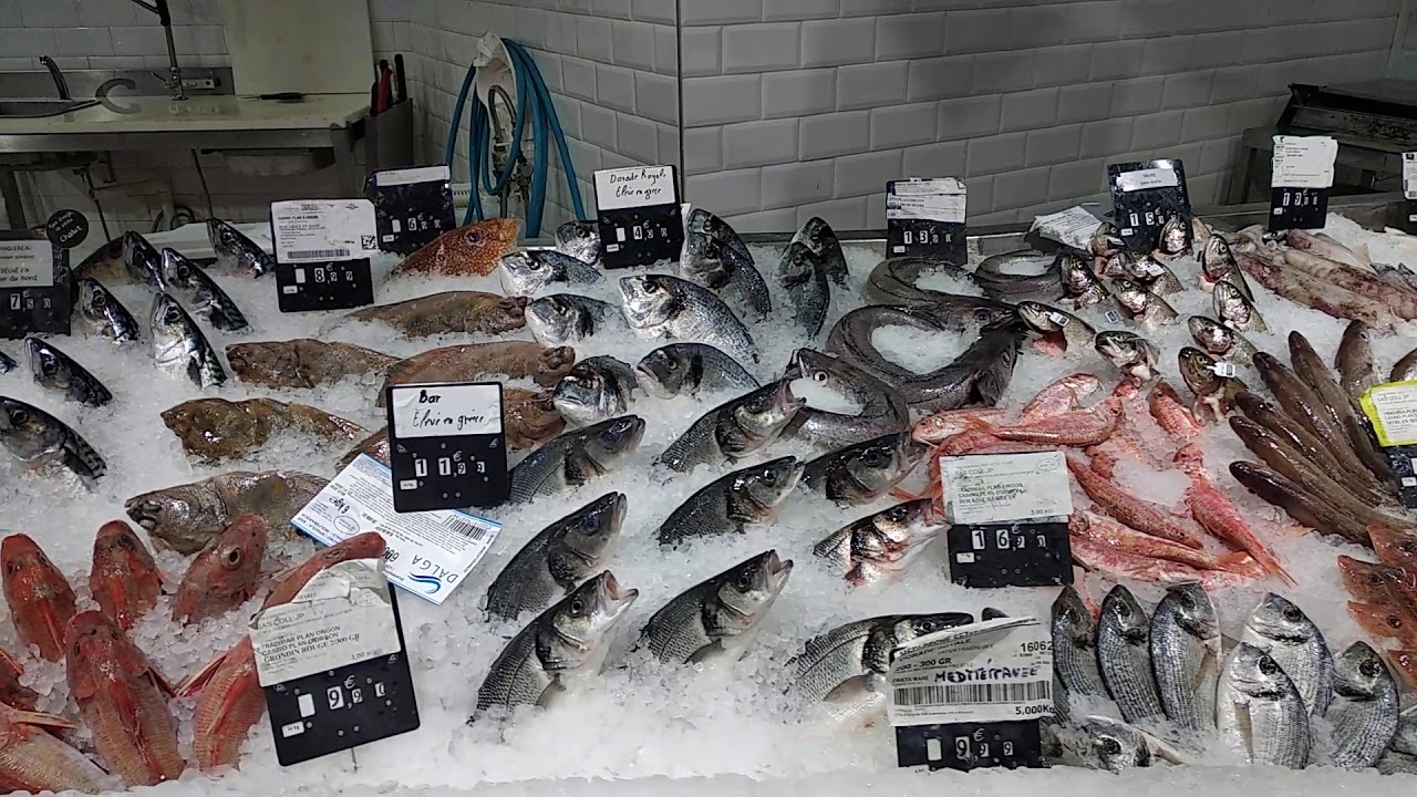 Mon nouveau rayon poissonnerie - YouTube