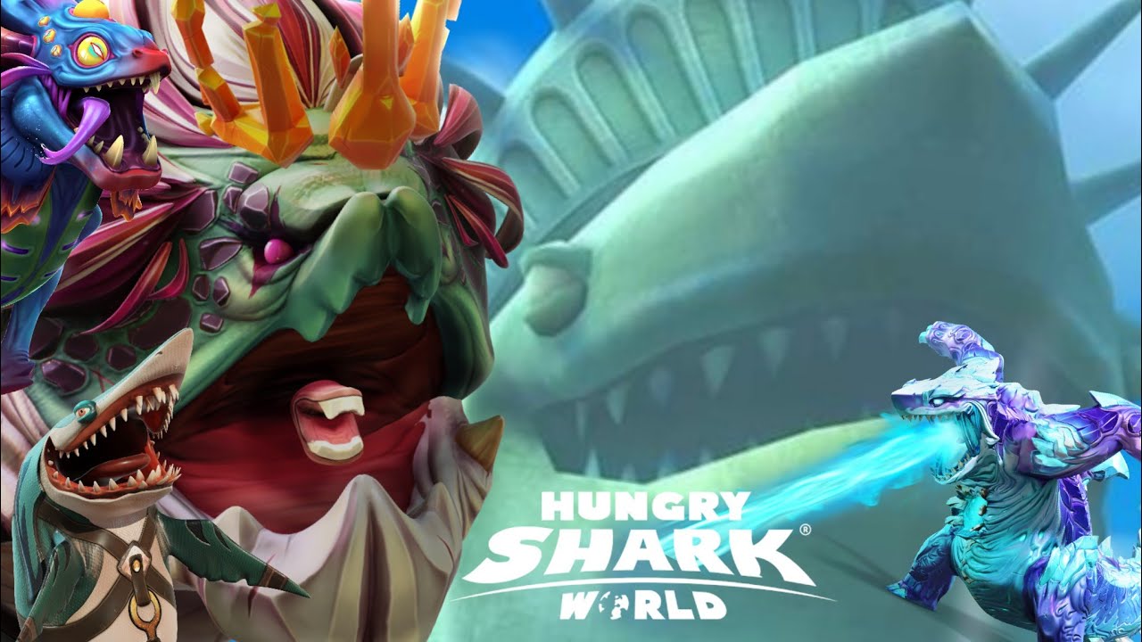 MIGHTY MATRIARCH !! MAXED BAY MAP - Hungry Shark World - YouTube